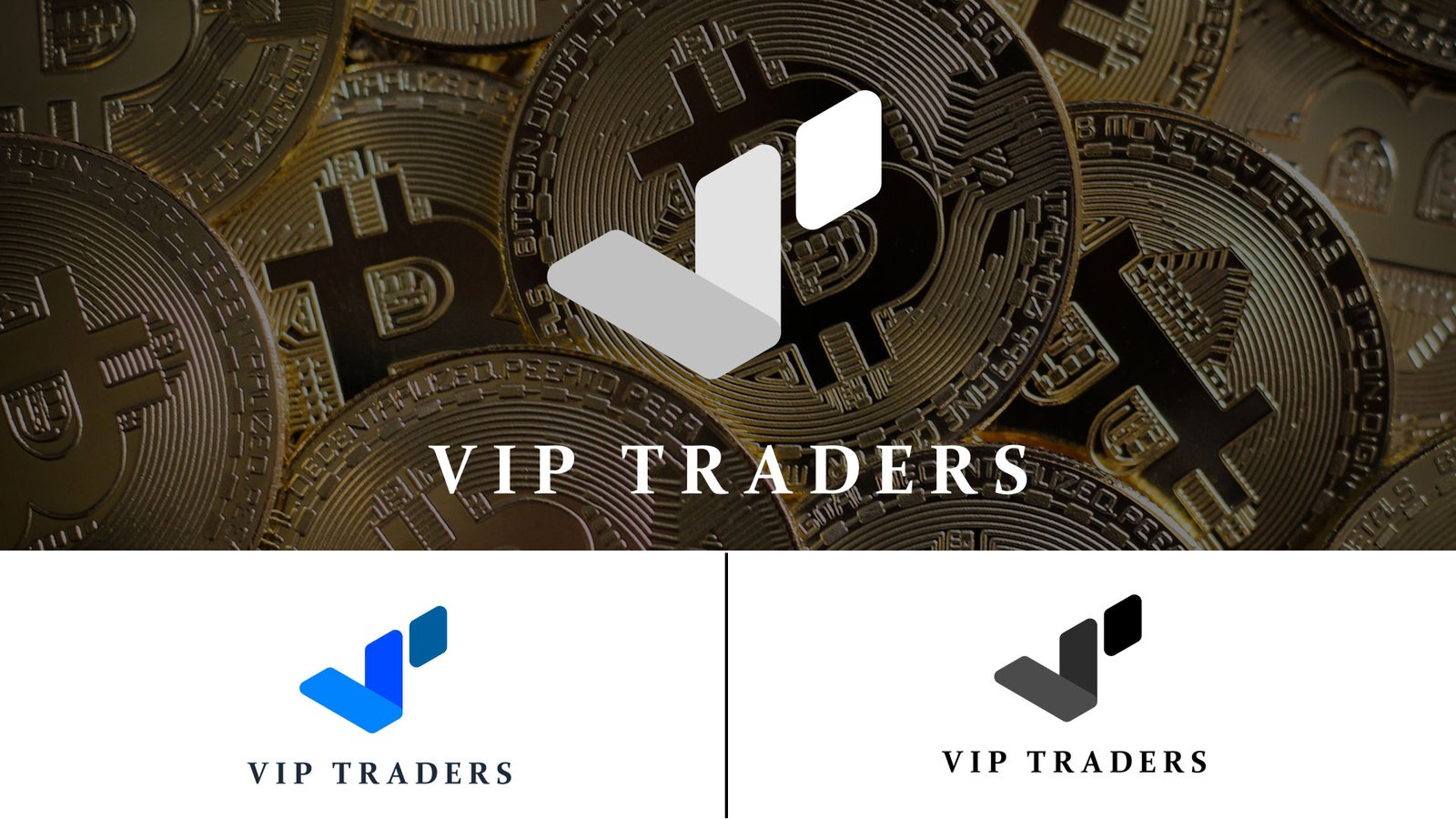 VIP Traders Logo - Z Square Studio